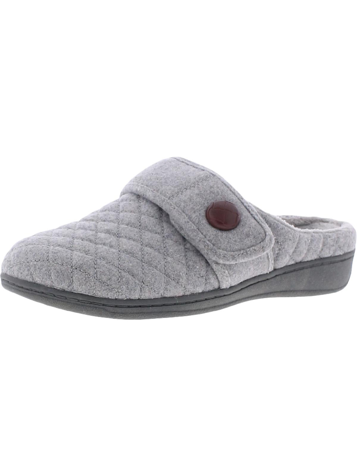Vionic Womens Carlin Quilted Slip On Mule Slippers - Walmart.com