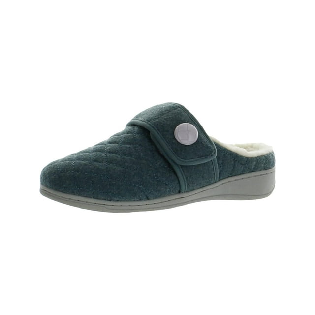Vionic Womens Carlin Quilted Slip On Mule Slippers - Walmart.com