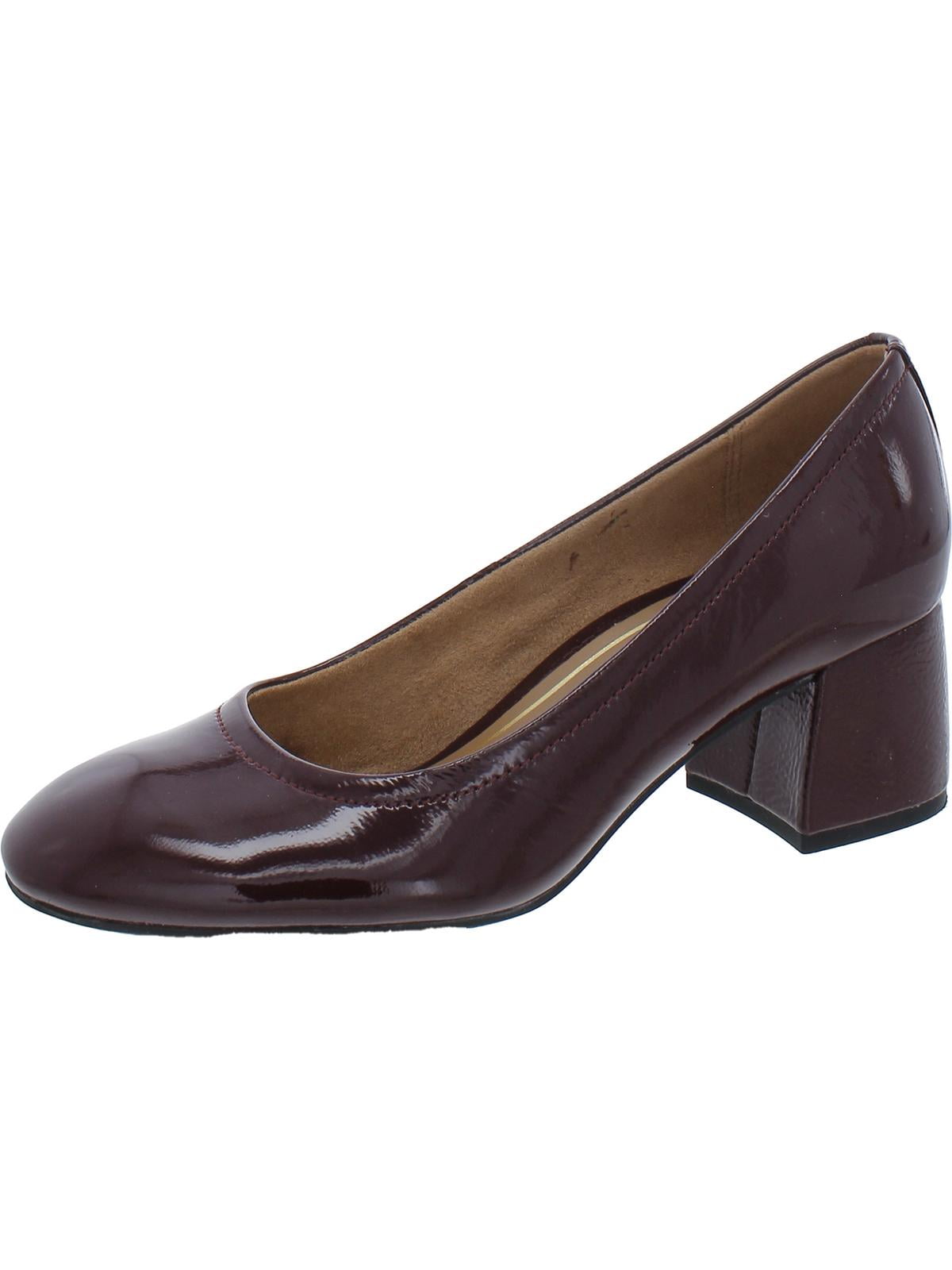 Vionic Carmel Women's Pump Dress Shoes Syrah Crinkle Patent - 7.5 ...