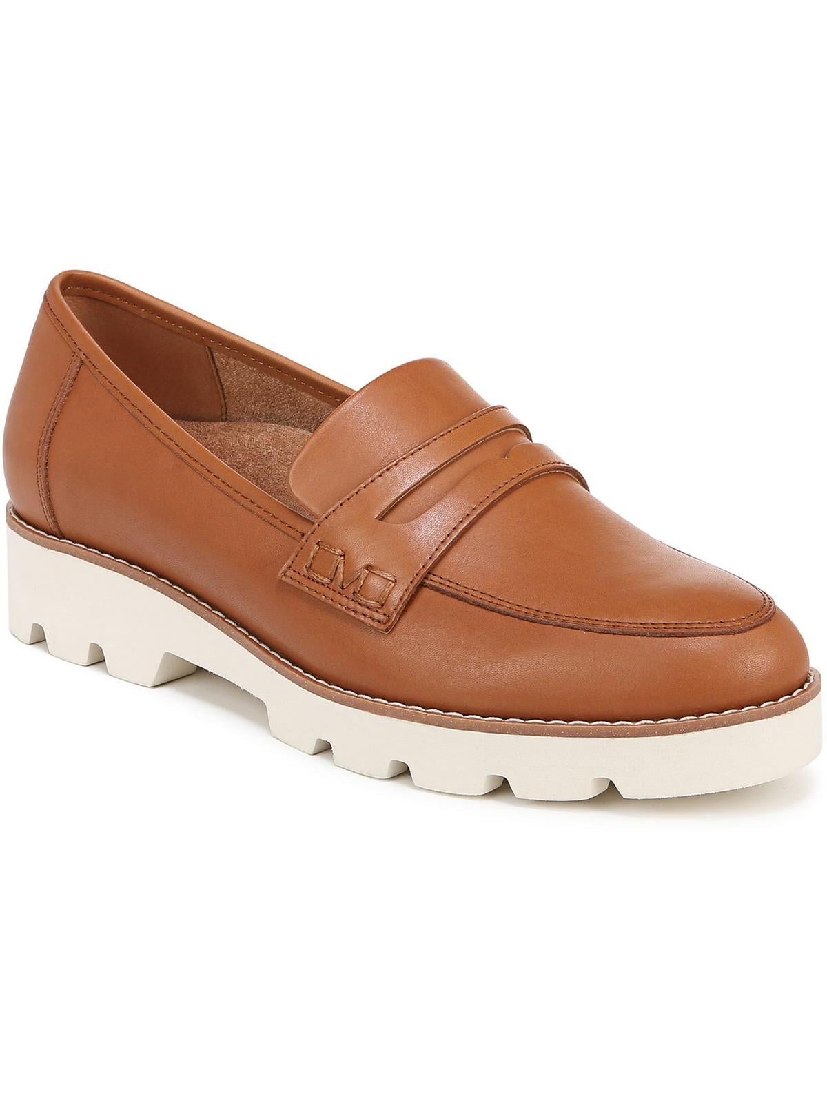 Vionic Womens Cheryl II Leather Penny Loafers - Walmart.com