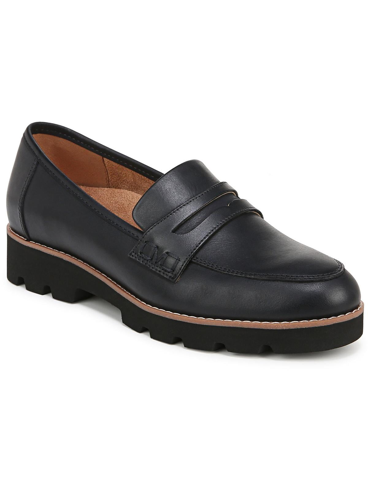 Vionic Womens Cheryl II Lugged Sole Leather Loafers - Walmart.com