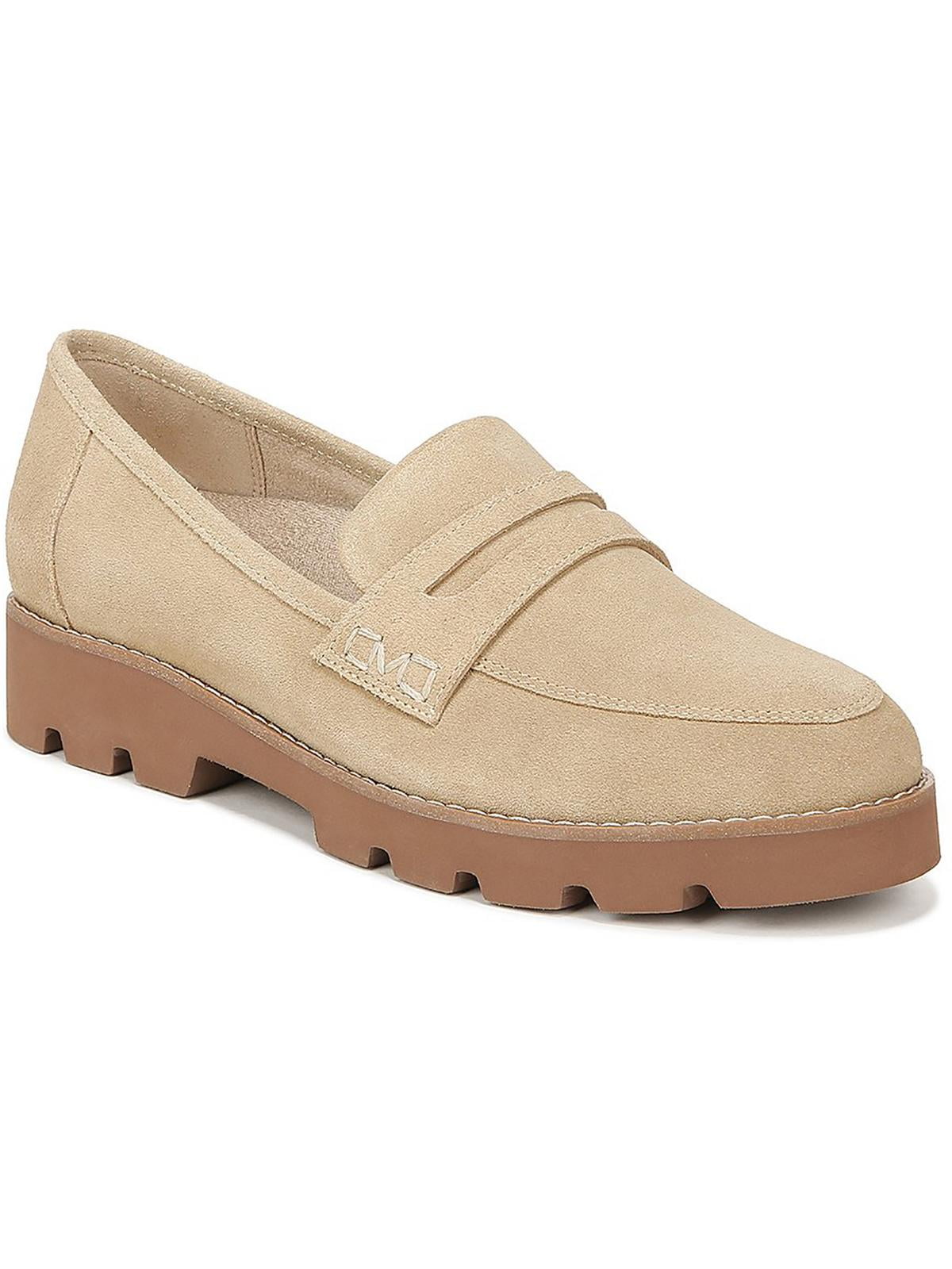Vionic Womens Cheryl II Lugged Sole Suede Loafers - Walmart.com