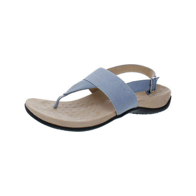 Vionic Womens Danita Faux Leather Thong Slingback Sandals - Walmart.com