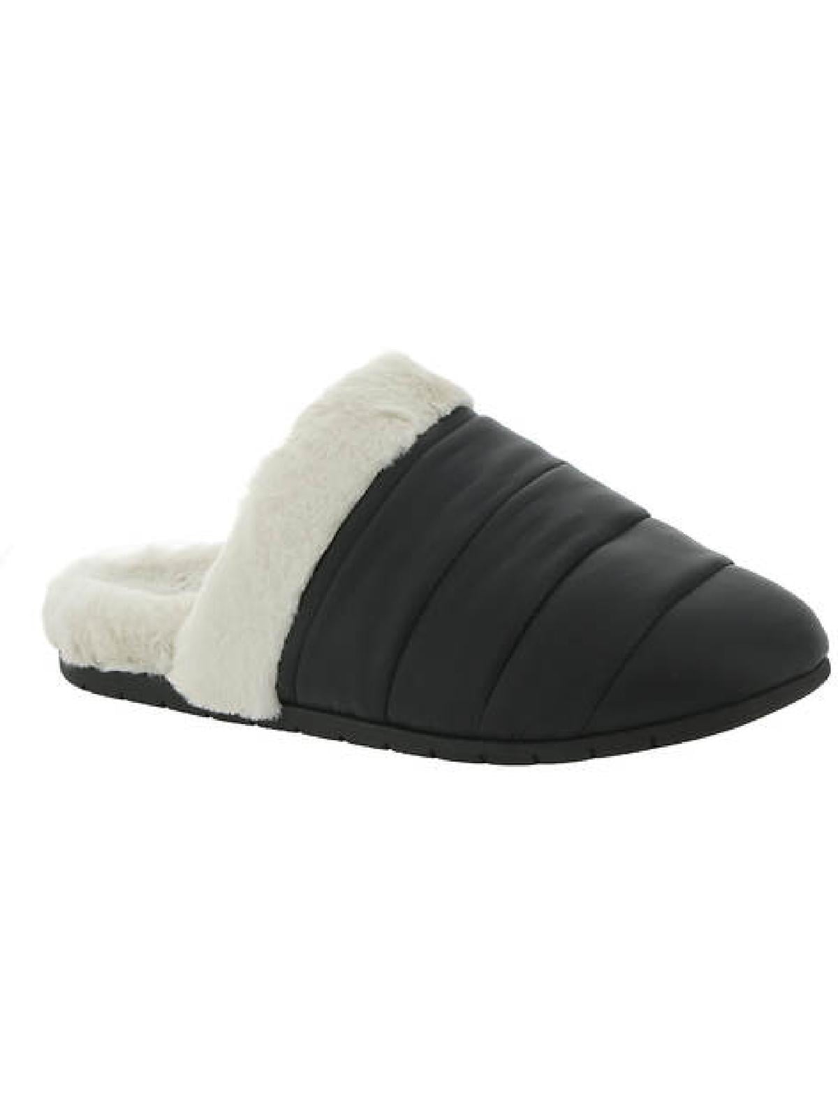 Vionic Womens Josephine Faux Fur Lined Slide Slippers - Walmart.com