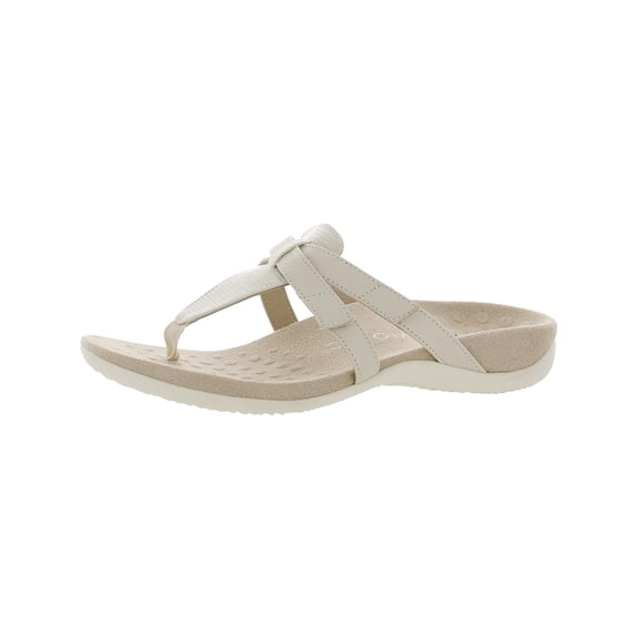 Vionic Womens Karley Leather Thong Slide Sandals - Walmart.com