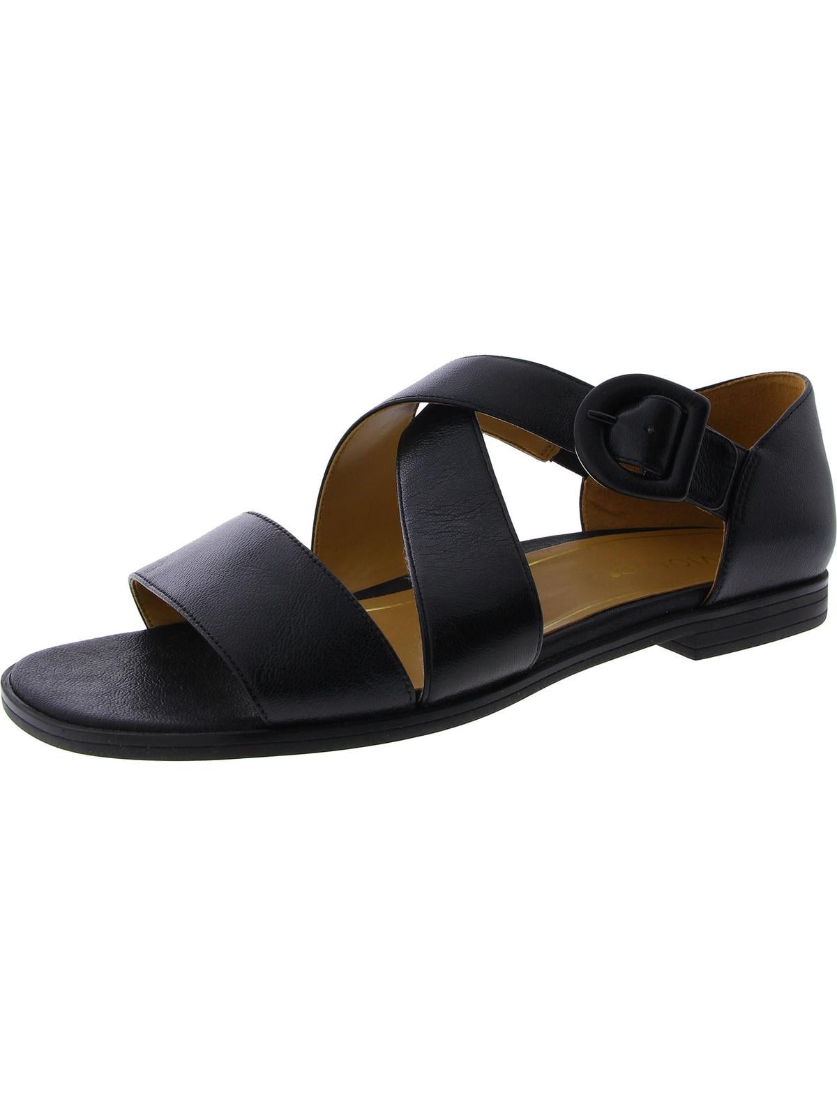 Vionic Womens PACIFICA Leather Open Toe Strappy Sandals - Walmart.com