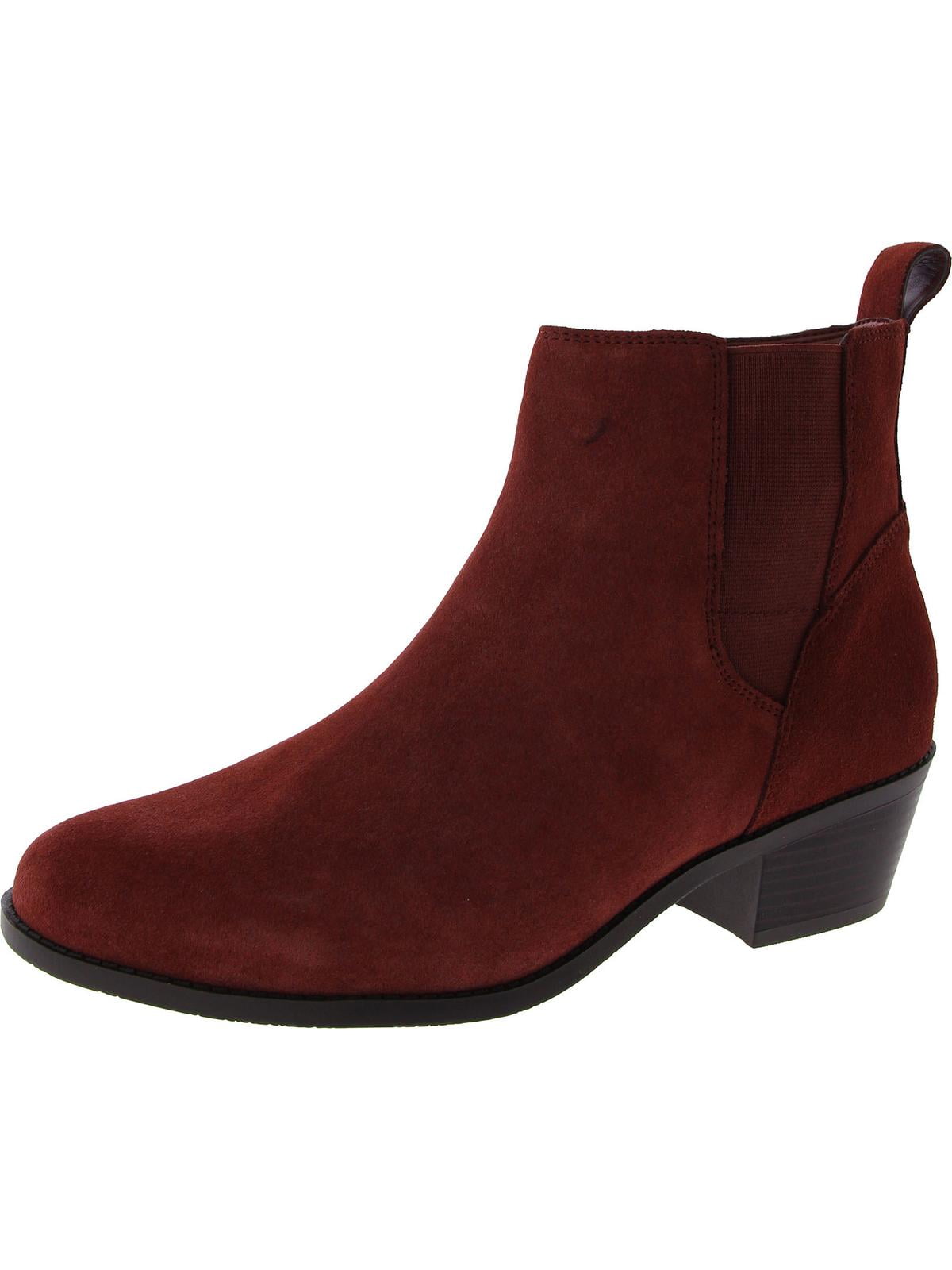 Vionic Womens ROSELAND Faux Suede Almond toe Ankle Boots - Walmart.com