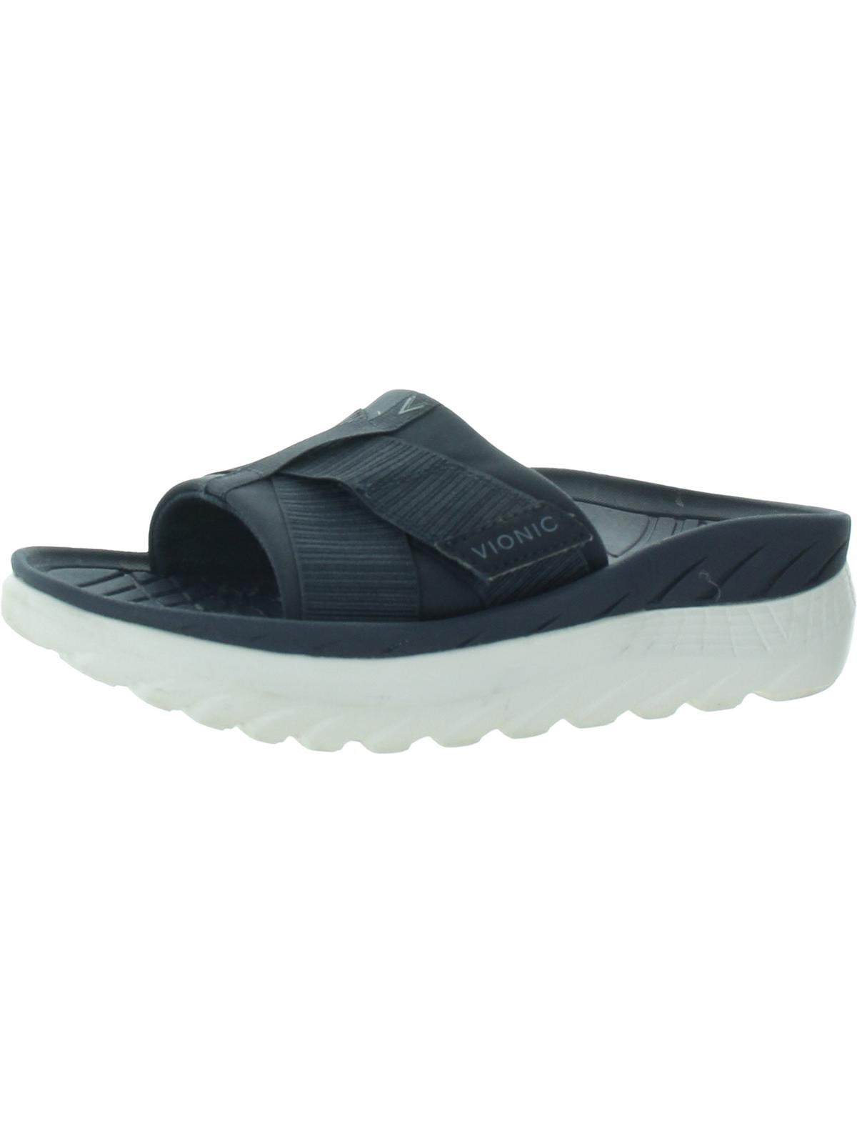 Vionic Womens Rebound Adjustable Rubber Slide Sandals - Walmart.com