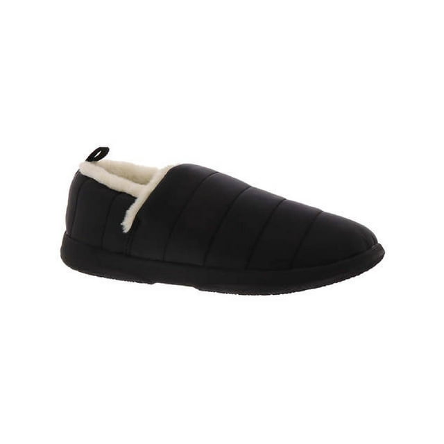 Vionic Womens Tranquil Nylon Faux Fur Lined Loafer Slippers - Walmart.com