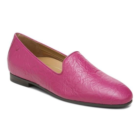 Vionic Comfort Flats - Women's Willa II Leather Slip On Loafers ...