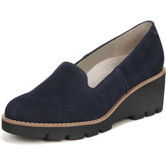 Vionic Womens Willa Textured Suede Loafers - Walmart.com