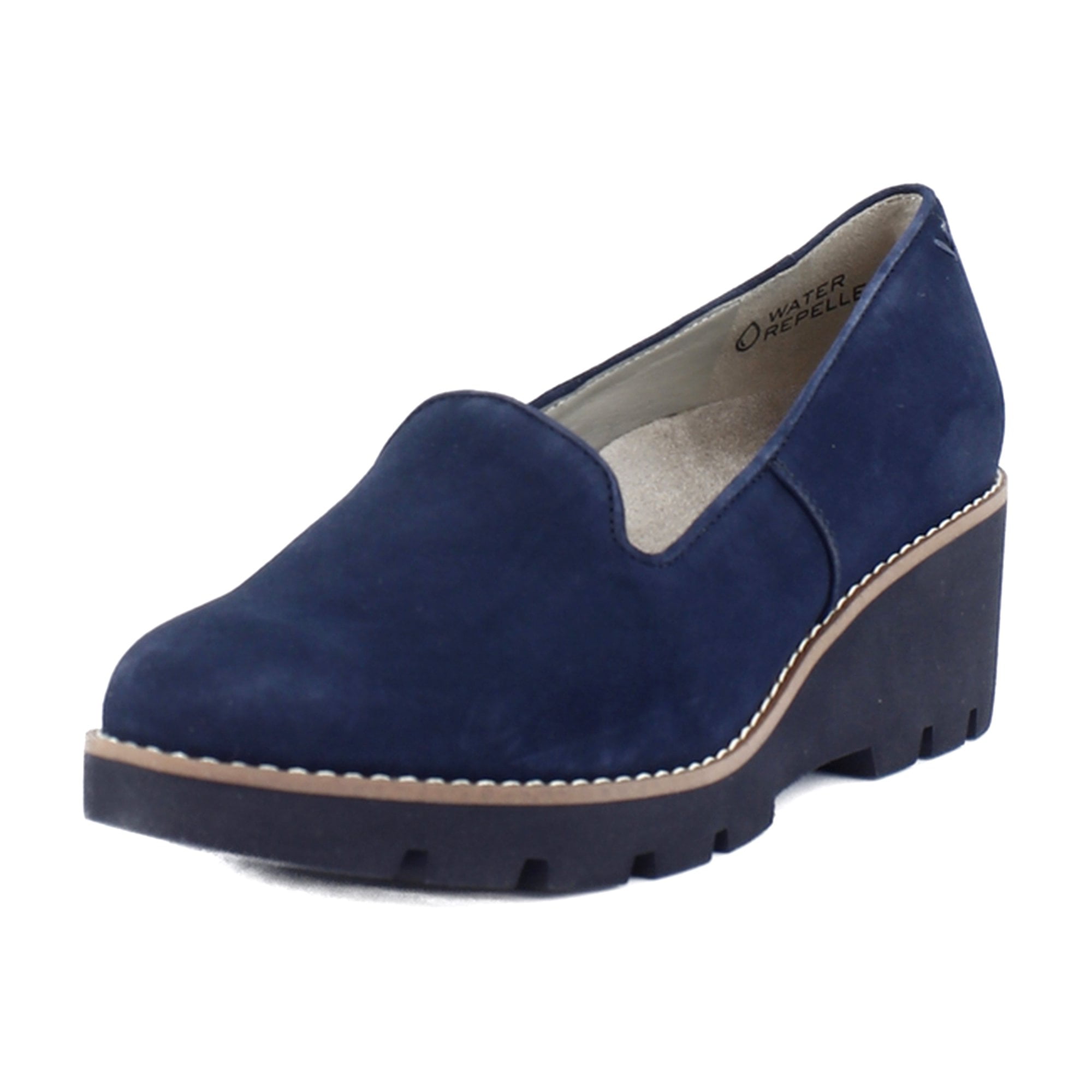 Vionic Womens Willa Textured Suede Loafers - Walmart.com
