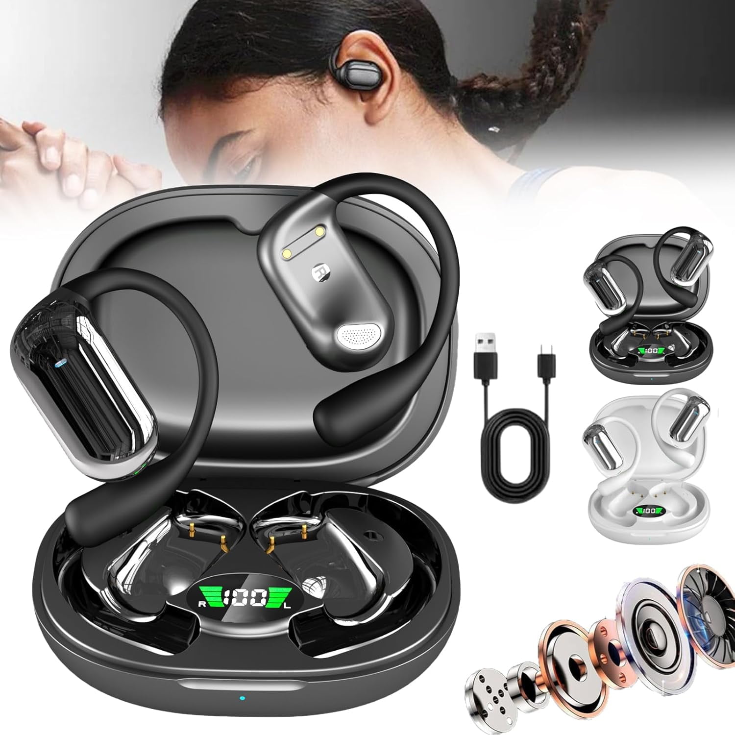 Viora Ai Translator Earbuds, Viora Auriculares Traductores De Idiomas, Real Time Translator, Ai ...