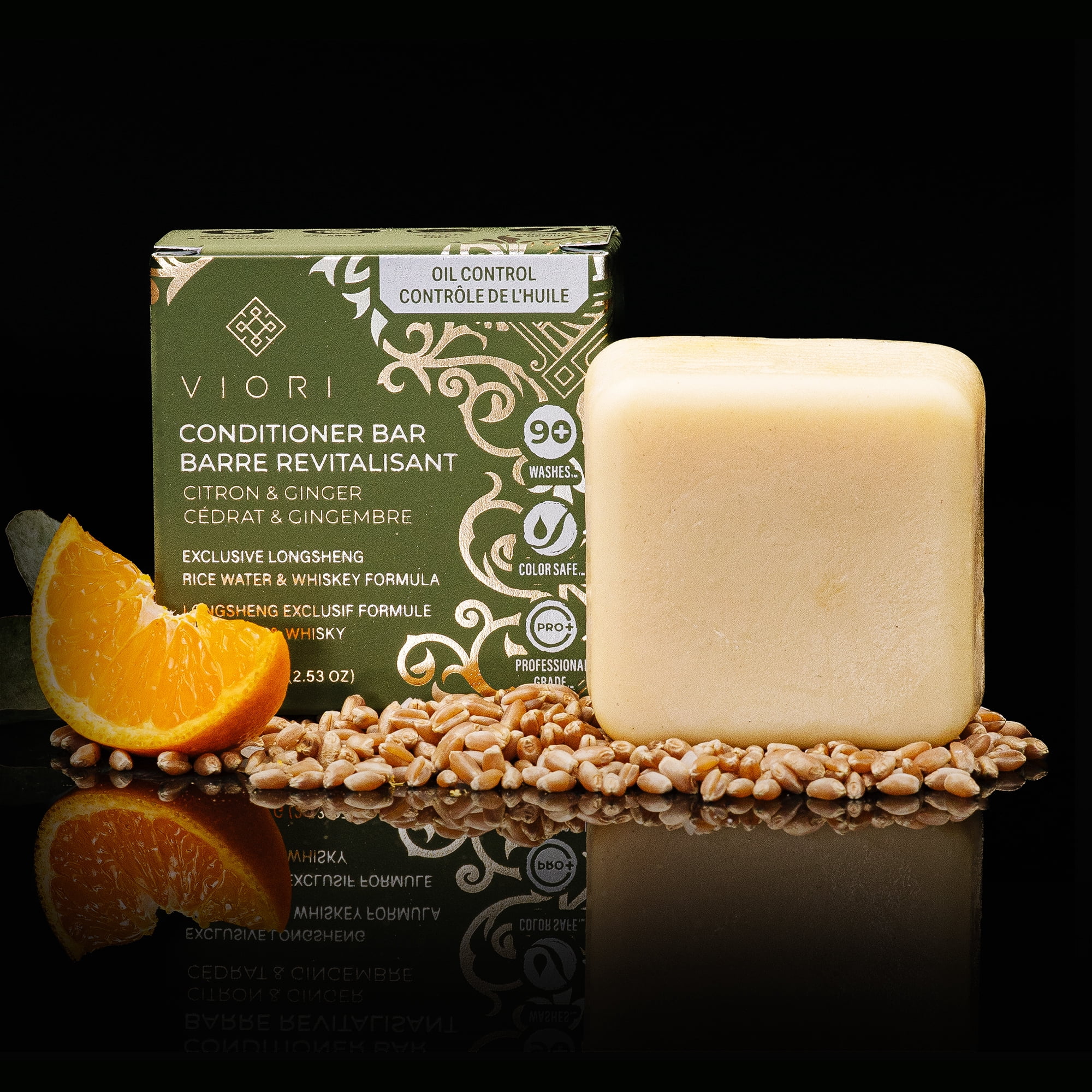 Viori Mens- Conditioner Bar - Citron & Ginger - Walmart.com