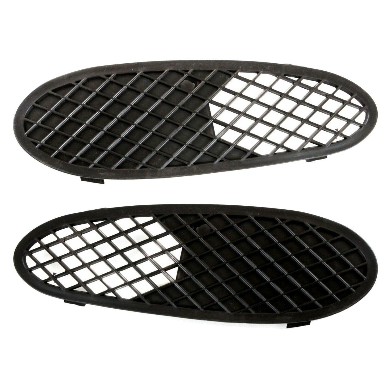 VioziteGam 2pcs Bumper Grille Left Right Side Black Grill for Benz for ...