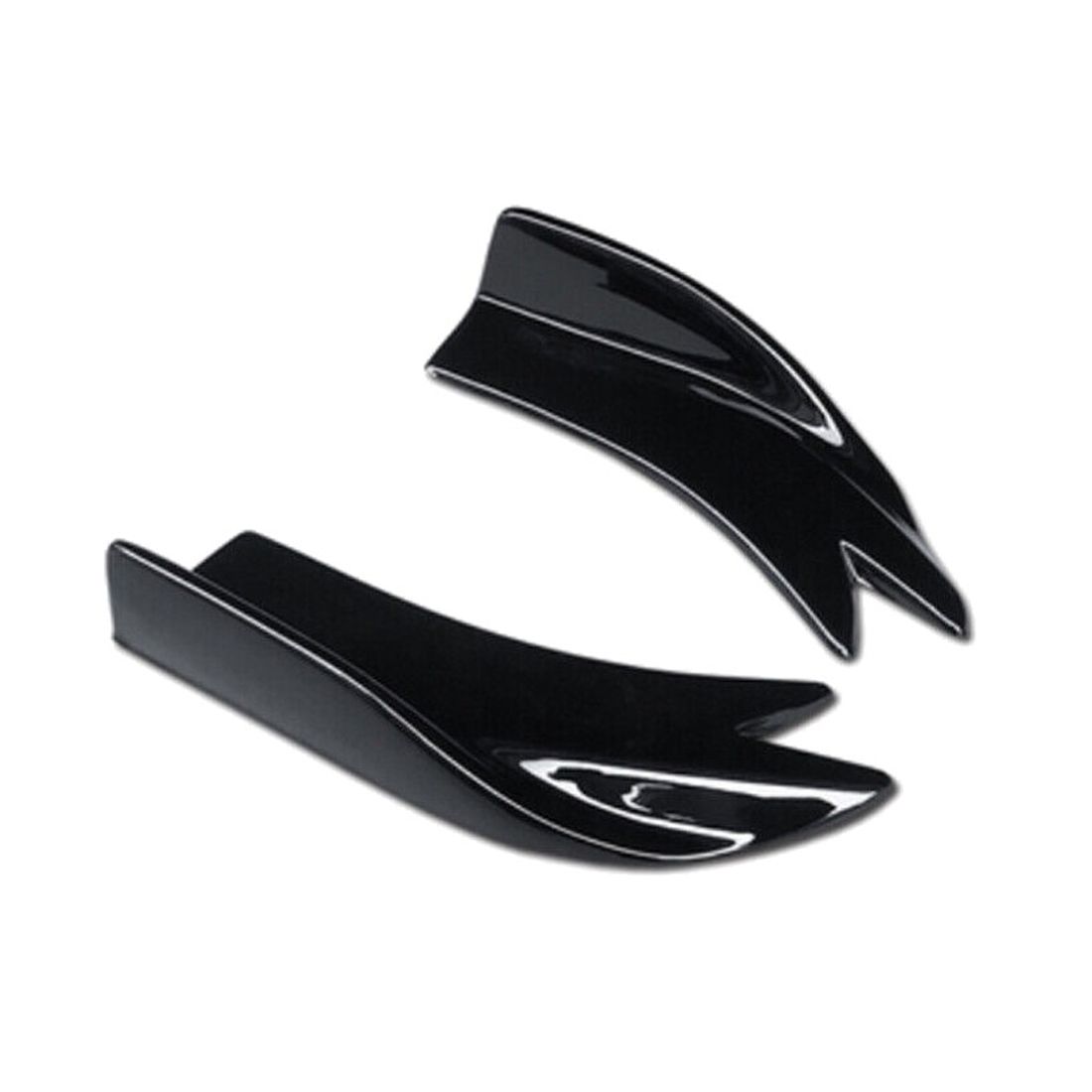 VioziteGam Black Suv Rear Bumper Spoiler Canards Fins -Crash Wrap Angle ...