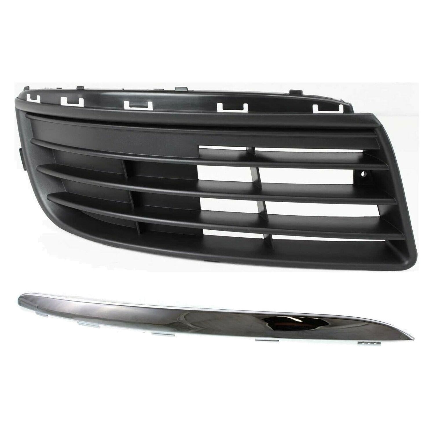 VioziteGam Bumper Trim Kit for VW for Jetta 2005-201 Front Passenger ...