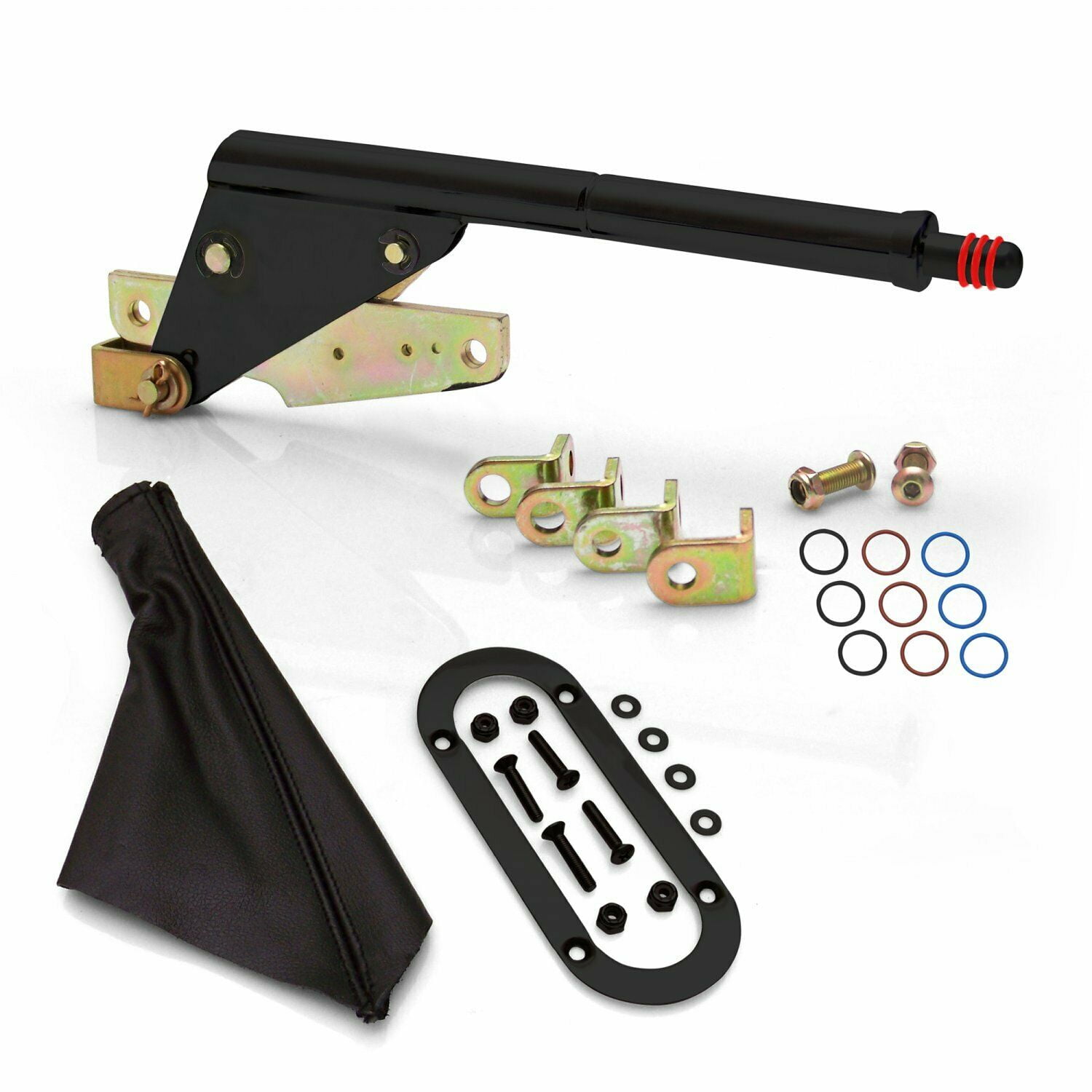 VioziteGam Emergency Parking Brake Complete Kit W/ Black Boot & Trim ...