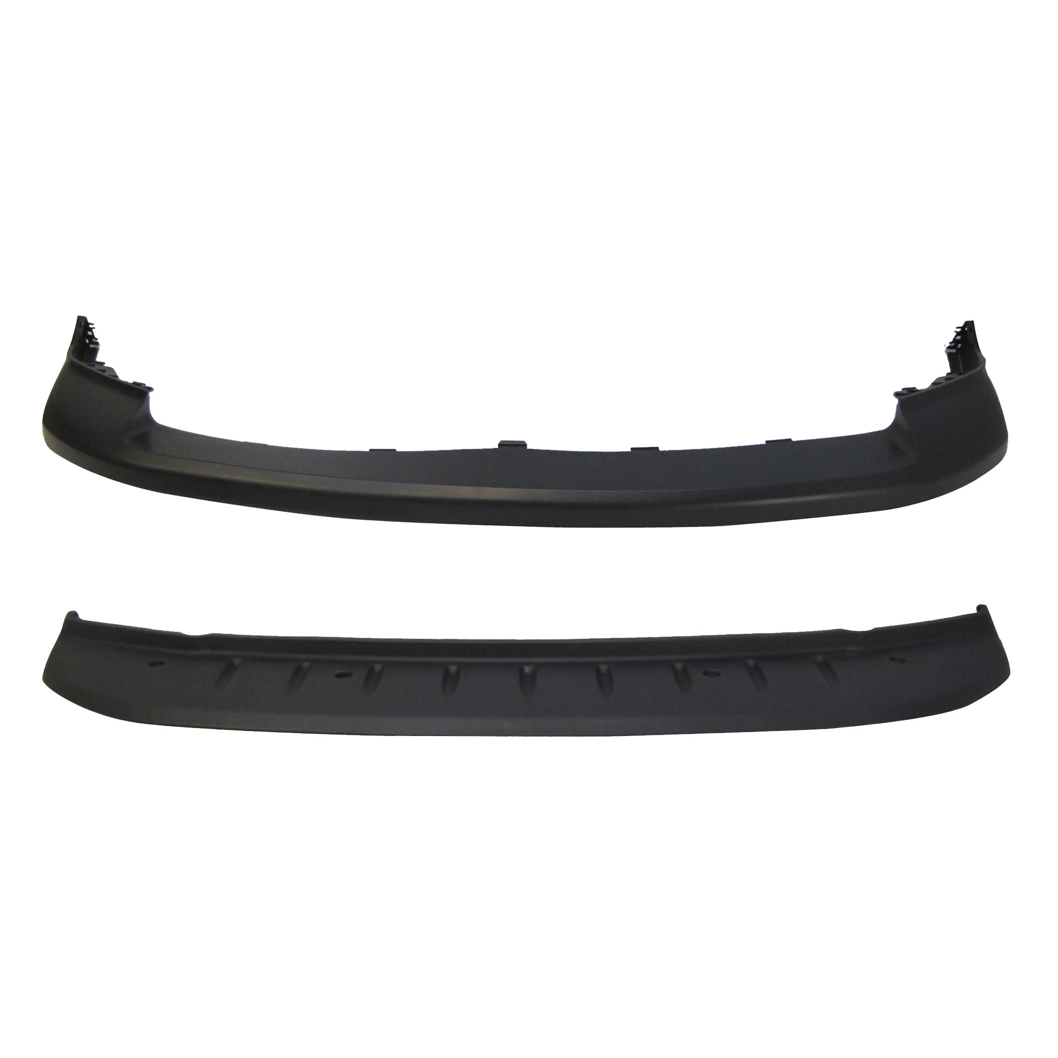 VioziteGam Front Bumper Upper Cap Lower Air Dam Deflector Black Ready ...