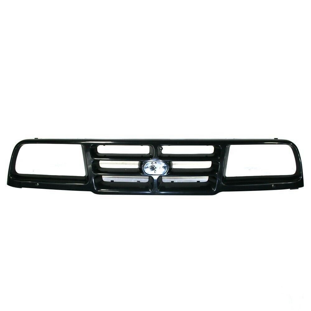 VioziteGam Grille Assembly Black with Headlight Holes and Emblem ...