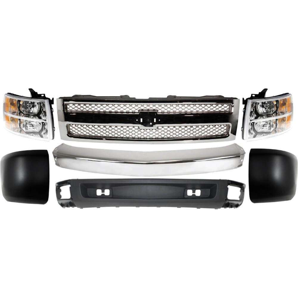 VioziteGam Grille Assembly Lower Side Plastic Bumper Air Deflector ...