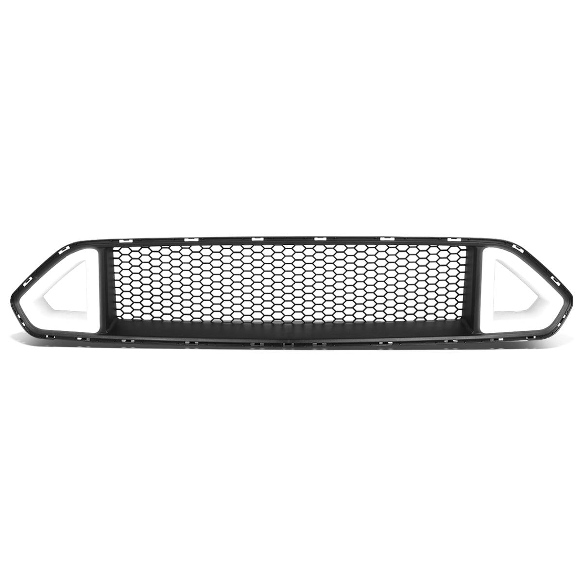 VioziteGam Grille Front Upper Side Black White ABS Plastic ...
