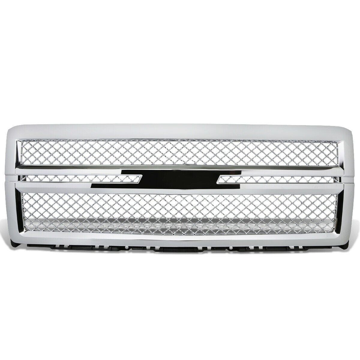 VioziteGam Grille Front Upper Side Chrome ABS Plastic Style Crew ...