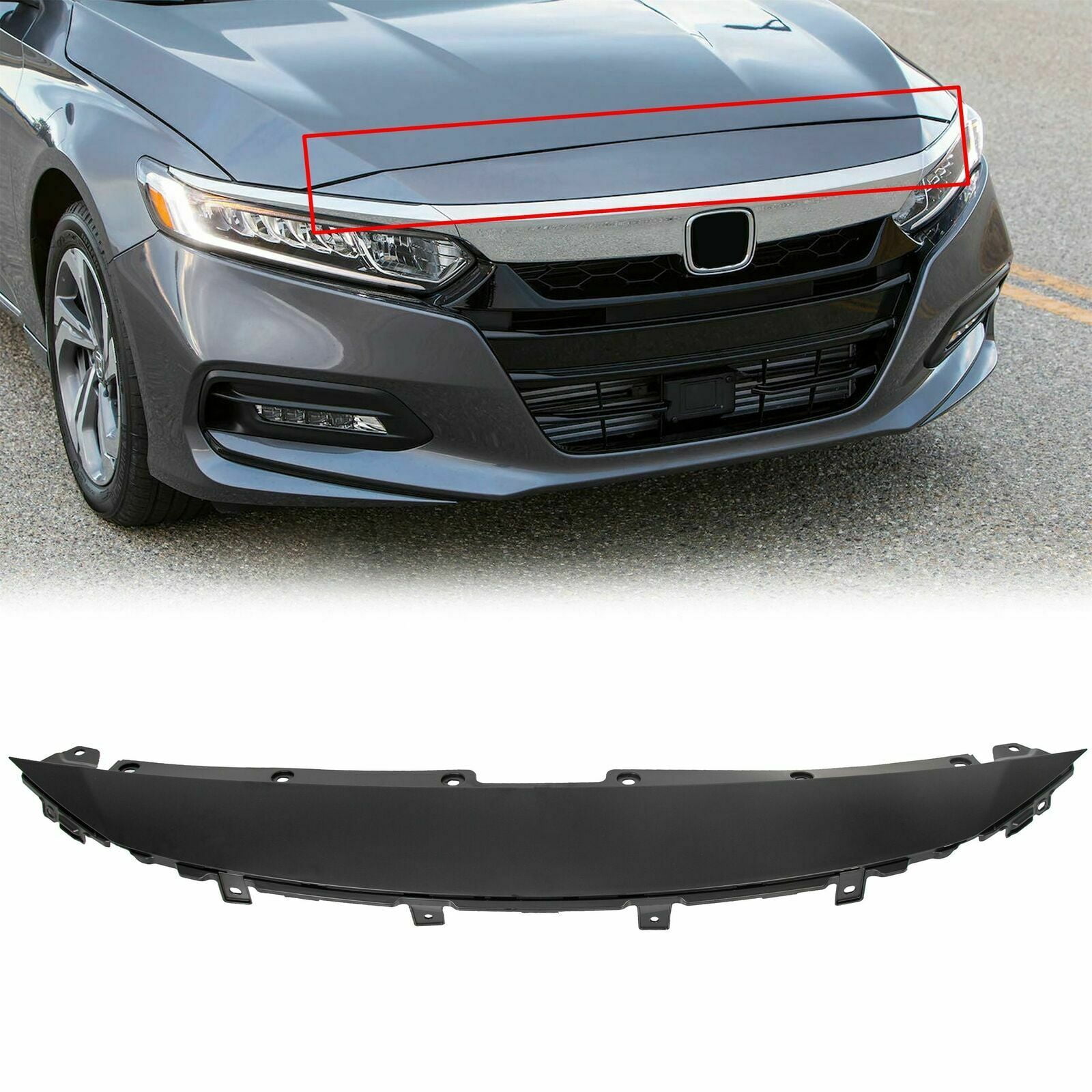 VioziteGam Grille Upper Side Black Plastic Bumper Grill Cover for Honda ...