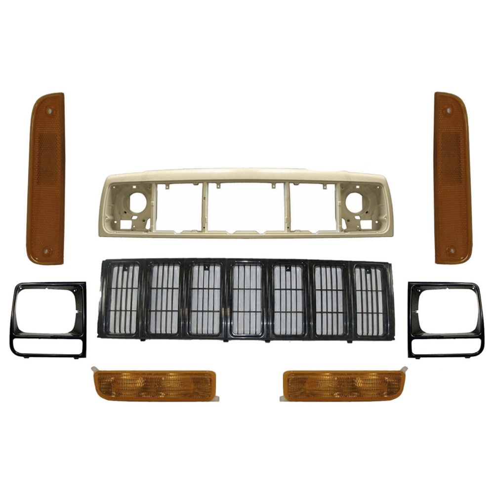VioziteGam Header Panel Grille Headlight Door Park & Corner Lights ...