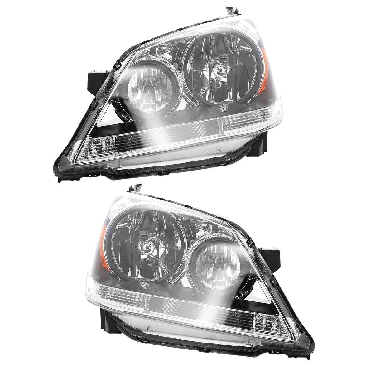 VioziteGam Headlights Halo Lamps Left+Right Heavy Duty ABS Plastic ...