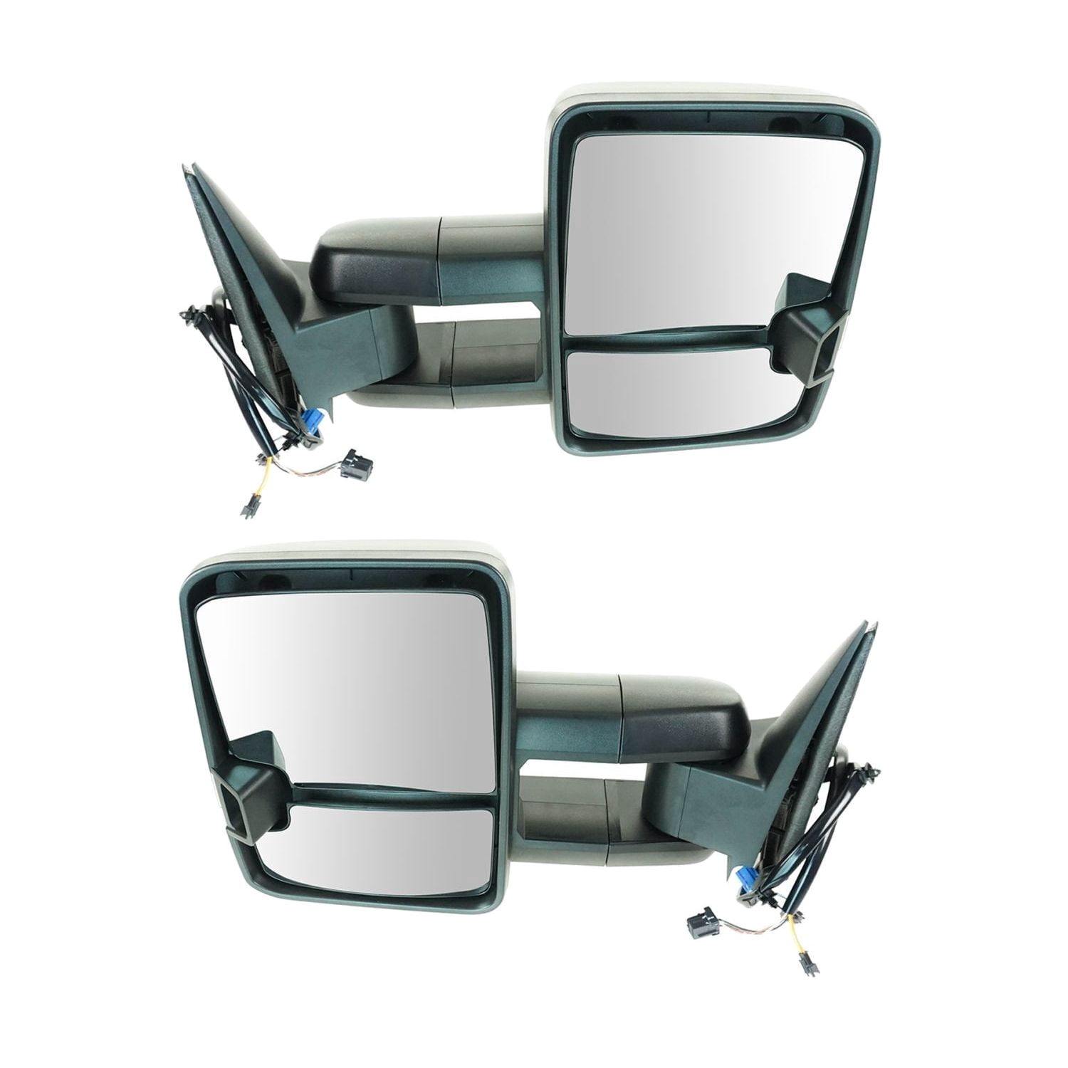 VioziteGam Towing Mirrors Power Heated Signal Pair Plastic Electric ...