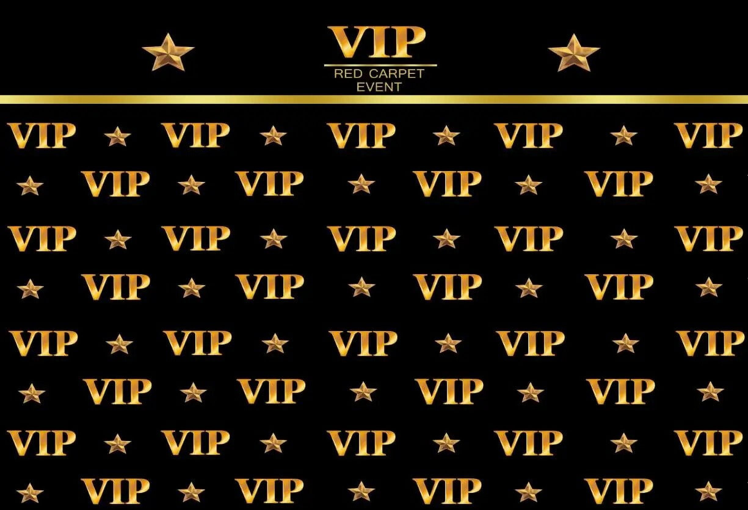 Vip Party Photocall Black Golden Sequins Polka Dots Customized ...