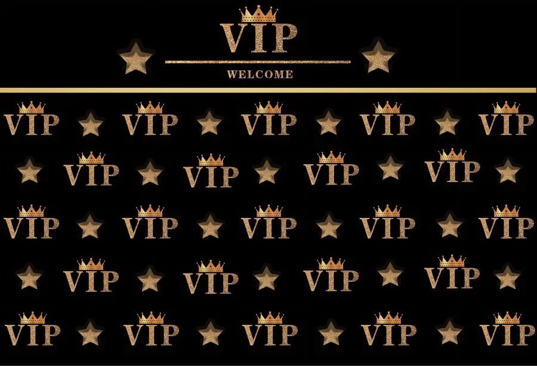 Vip Party Photocall Black Golden Sequins Polka Dots Customized ...