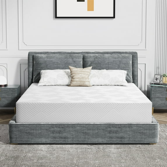 Vipbear 8in Full Hybrid Mattress In A Box, Gel Memory Foam With ...