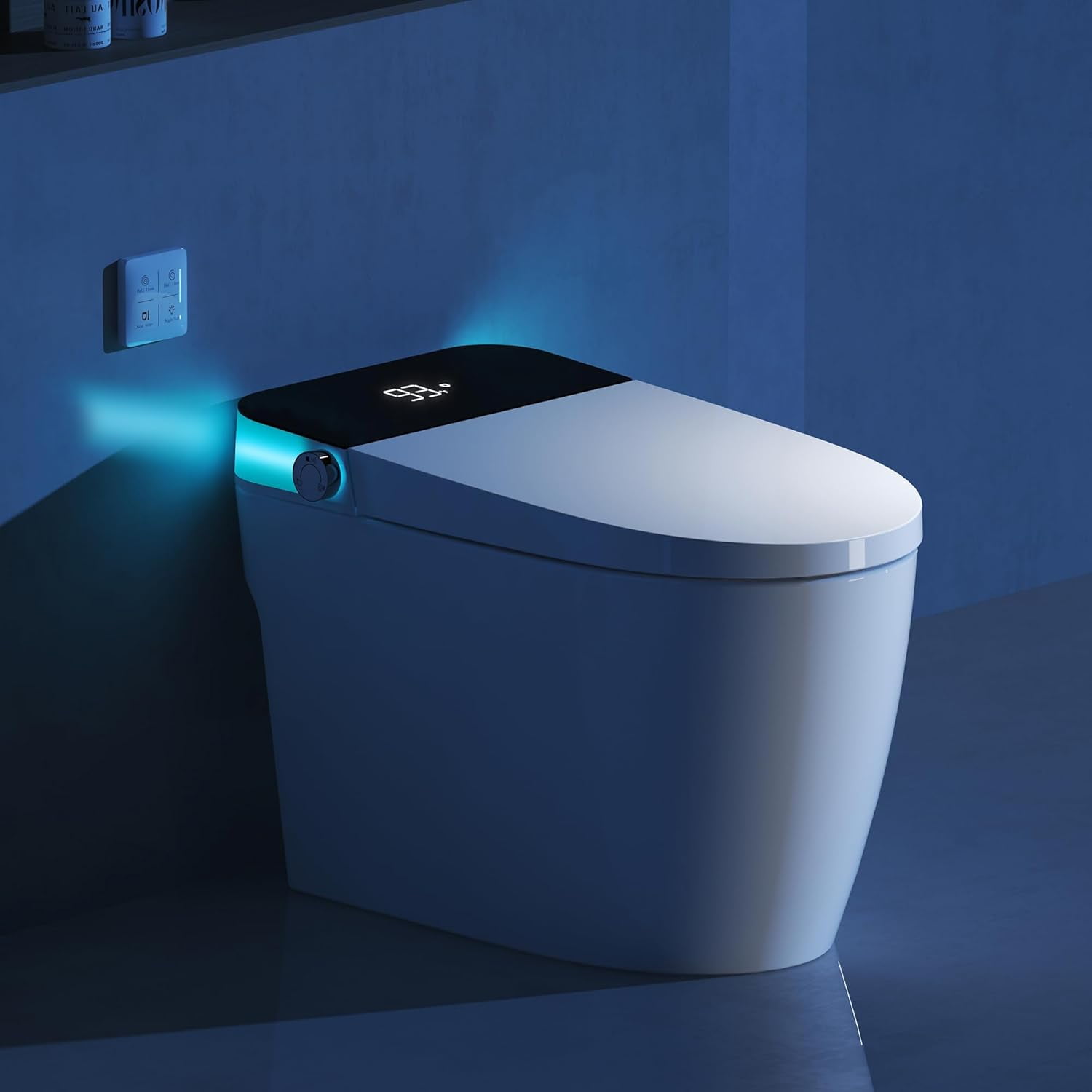 Vipbear Smart Toilet with Heated Seat & Auto Flush, Tankless Toilets ...