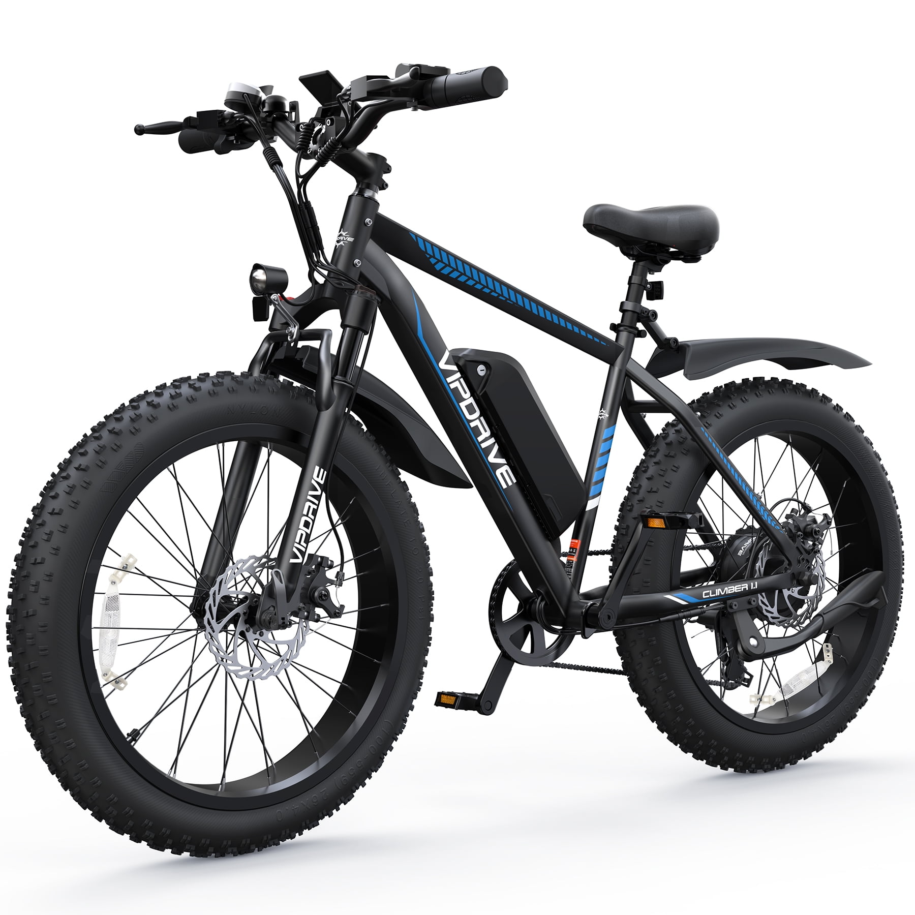 Vipdrive 26" Electric Bike for Adult, 20 MPH 750W Peak Commuting Ebike ...