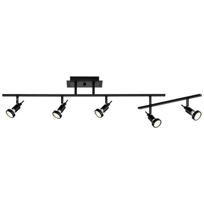 Viper 5 Light 120V LED Track Ceiling Light, Black - Walmart.com