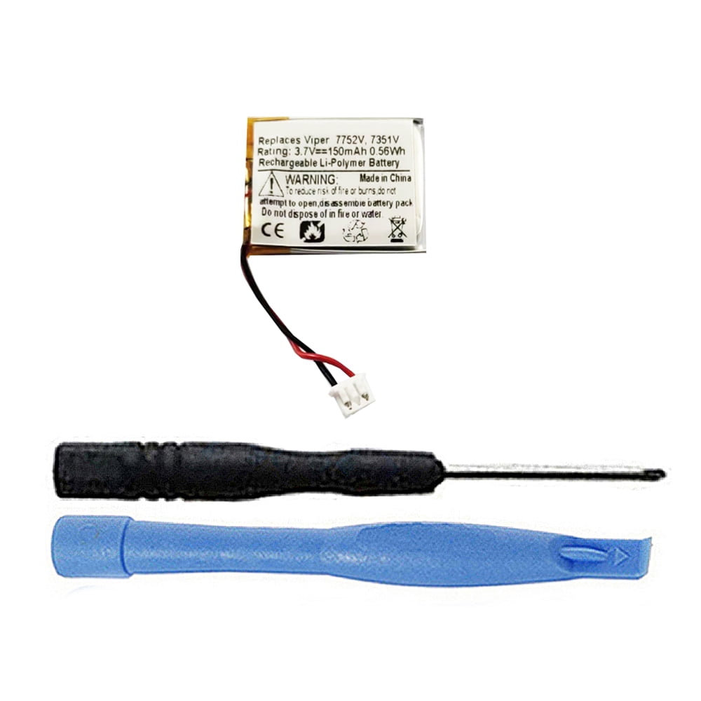 Viper 7752V, 7351V, Clifford Python 7754P Key Fob Battery JFC402023 ...