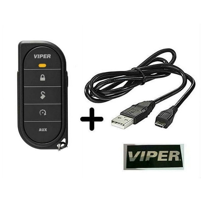 Viper 7857V Car Remote Security w/ 8606U & Viper Sticker Package - 2 ...