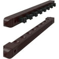 Viper 8 Cue Wall Rack, 2 Piece, Mahogany Finish - Walmart.com