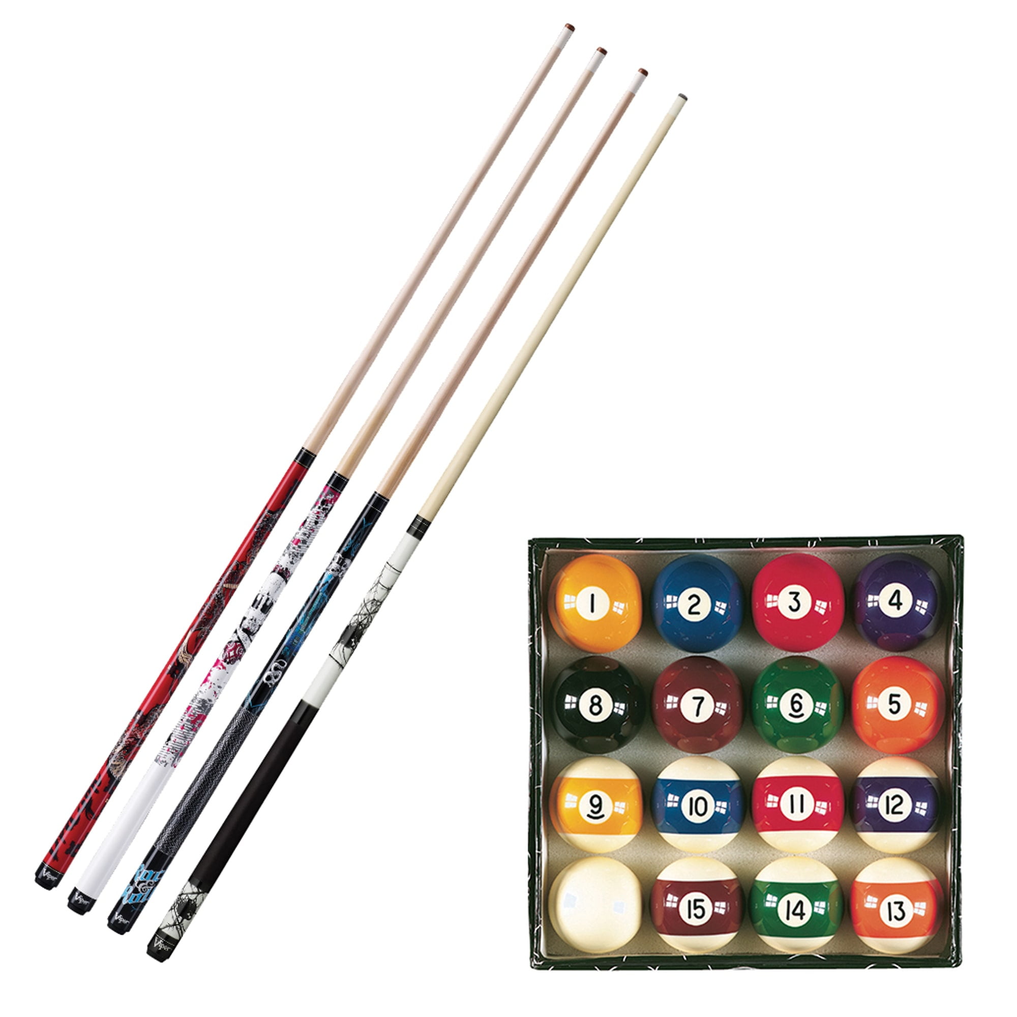 Viper Billiard Master Pool Ball Set - Walmart.com