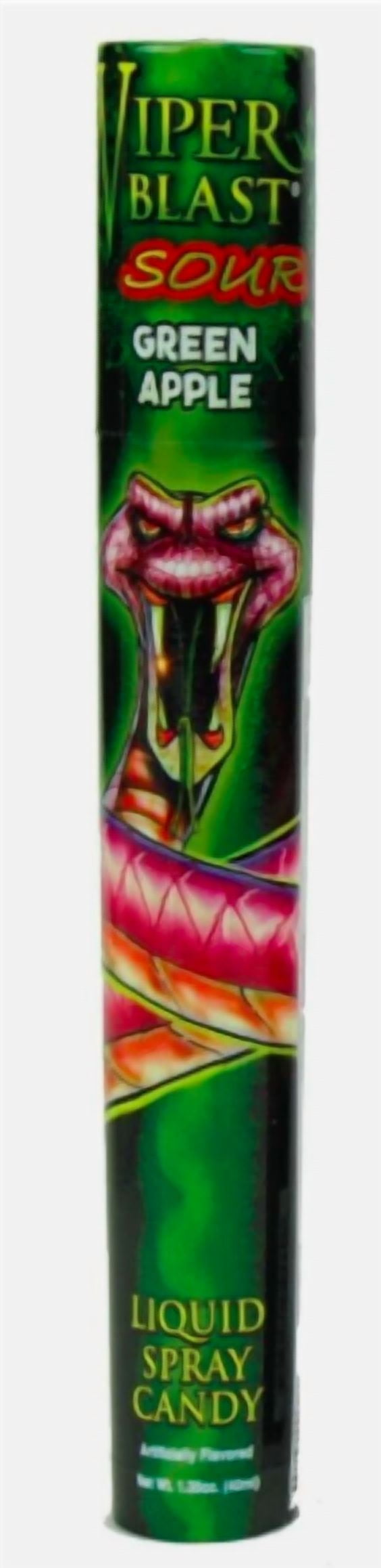 Viper Blast Sour Spray Candy - Green Apple - Walmart.com