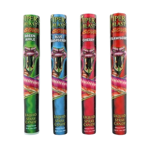 Viper Blast Sour Spray Candy Liquid, 1.35 oz , 4 Pack - Walmart.com