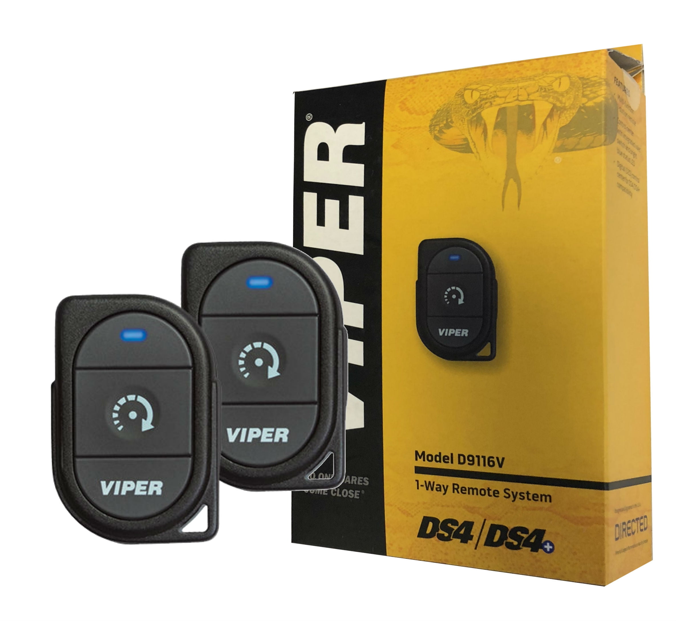 SounDigital Viper D9116V 1-Way 1-Button RF Kit, Includes 7116V Remotes ...