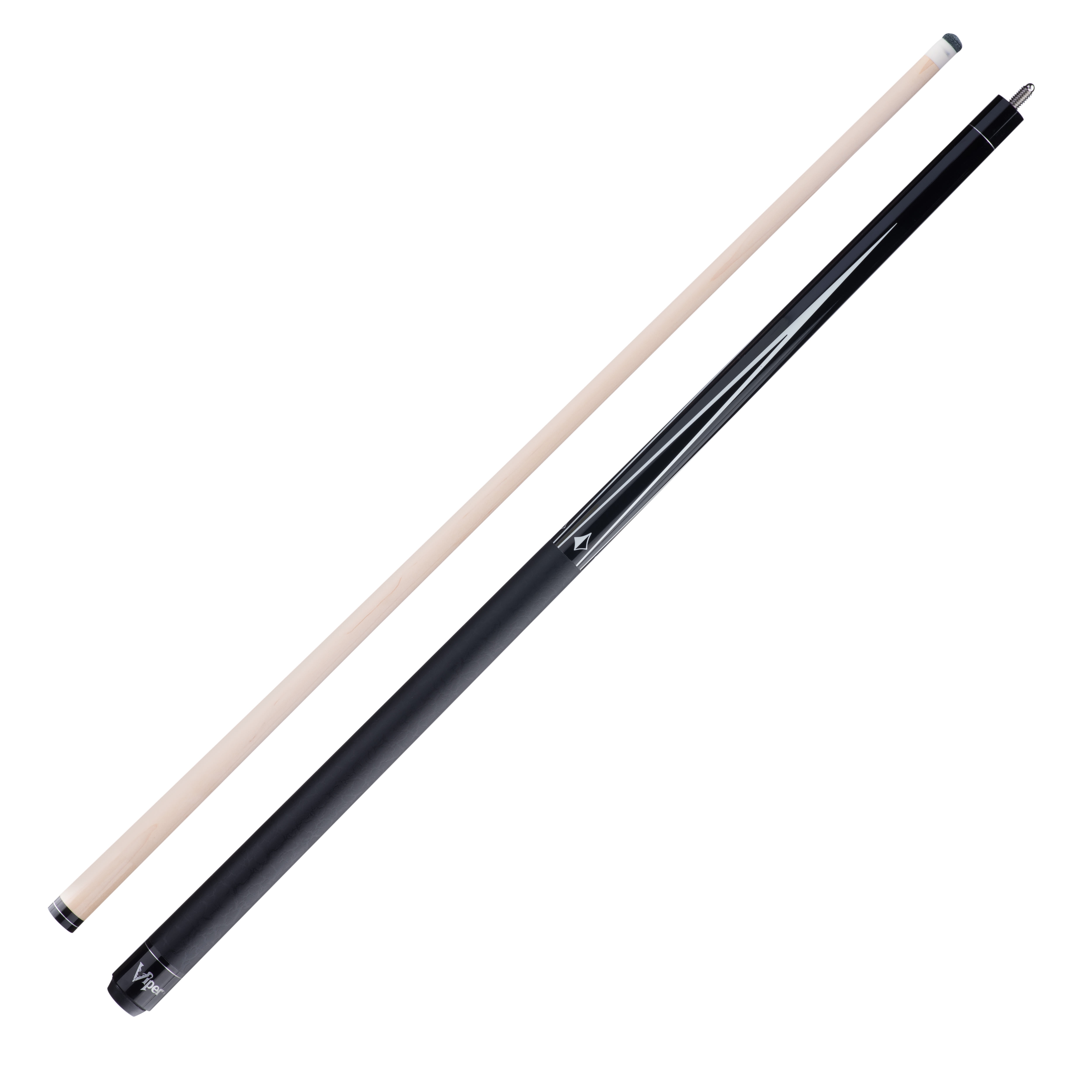 Viper Diamond 58" Billiard/Pool Cue, 2 Piece, Black, 21 Ounce - Walmart.com