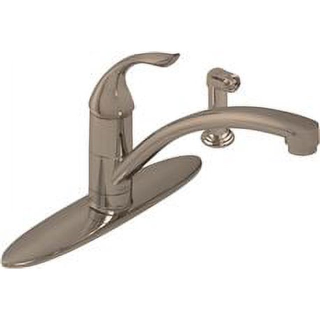 Viper Kitchen Faucet With Spray And Deck Plate, One Handle, 1.75 Gpm ...