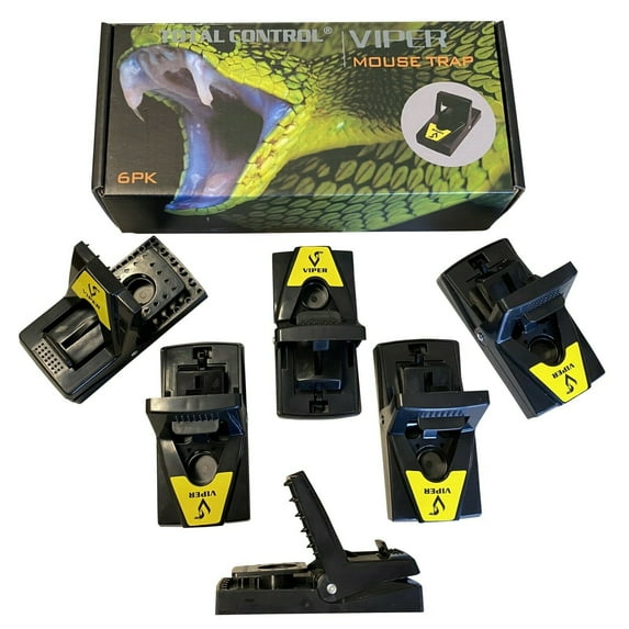Viper Mouse Traps Lightning Fast Snap Trap, Premium Mouse Trap for ...