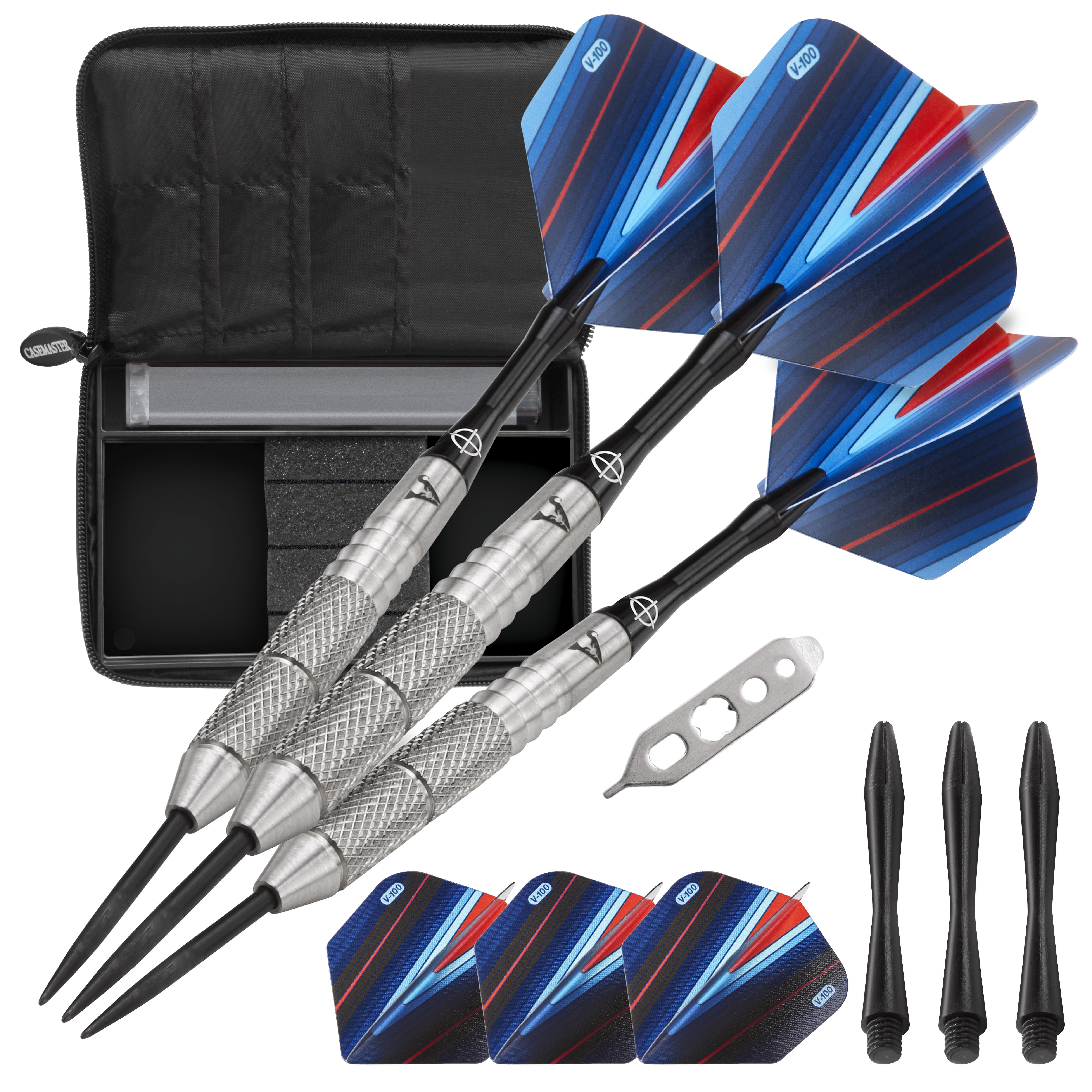 Viper Sidewinder Tungsten Steel Tip Darts 25 Grams and Casemaster ...