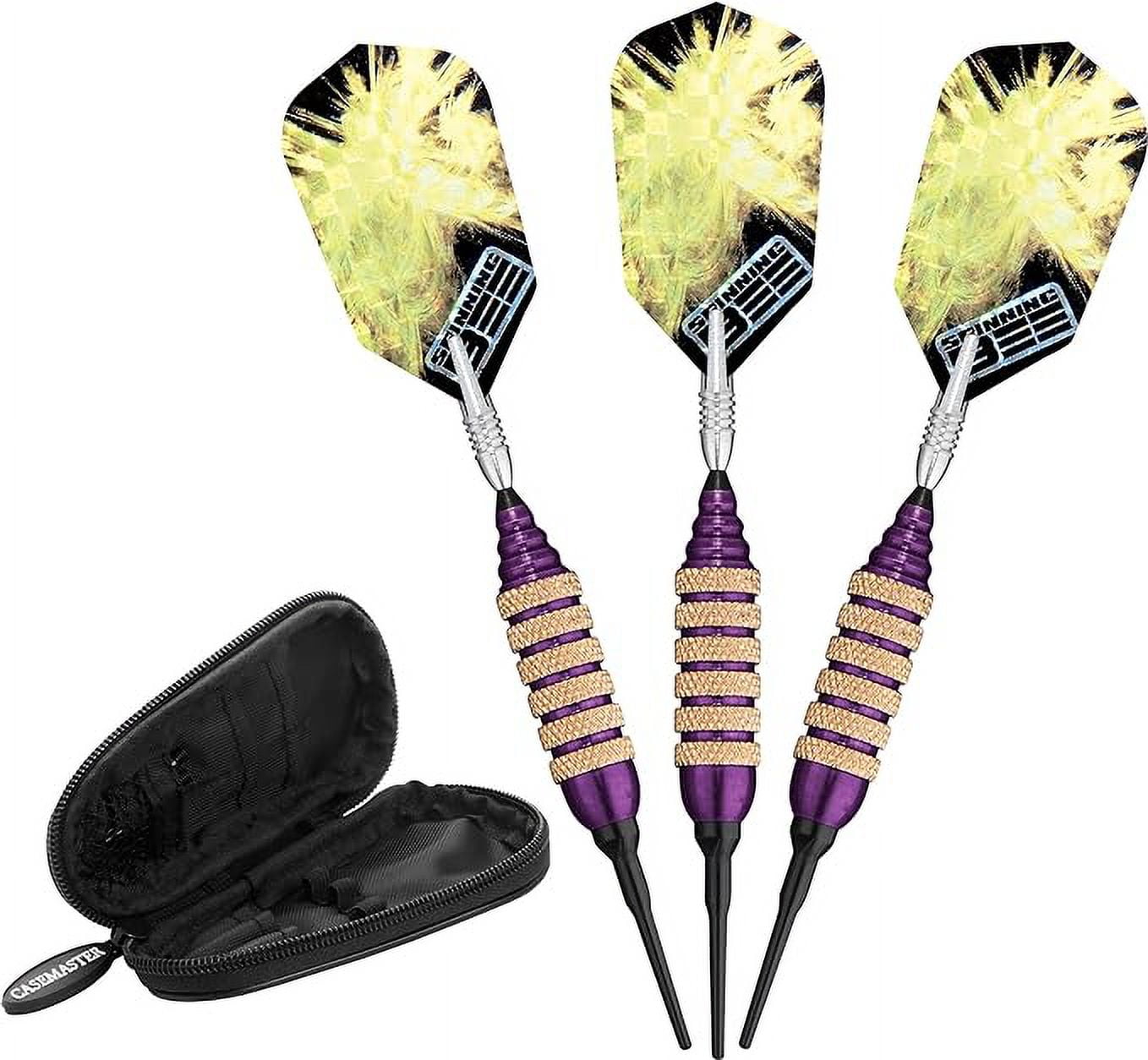 Viper Spinning Bee Soft Tip Darts with Casemaster Storage/Travel Case ...