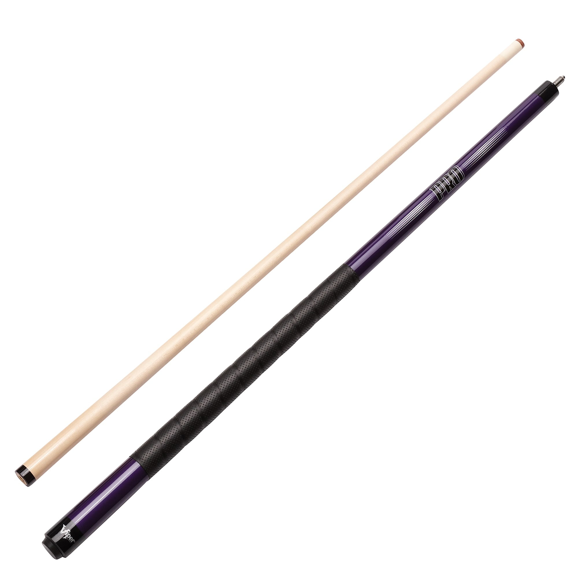 Viper Sure Grip Pro 58" Billiard/Pool Cue, 2 Piece, Purple, 21 Ounce ...